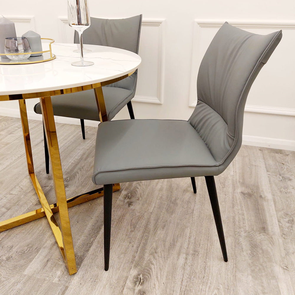Dido Leather Dining Chair – Fairway Home