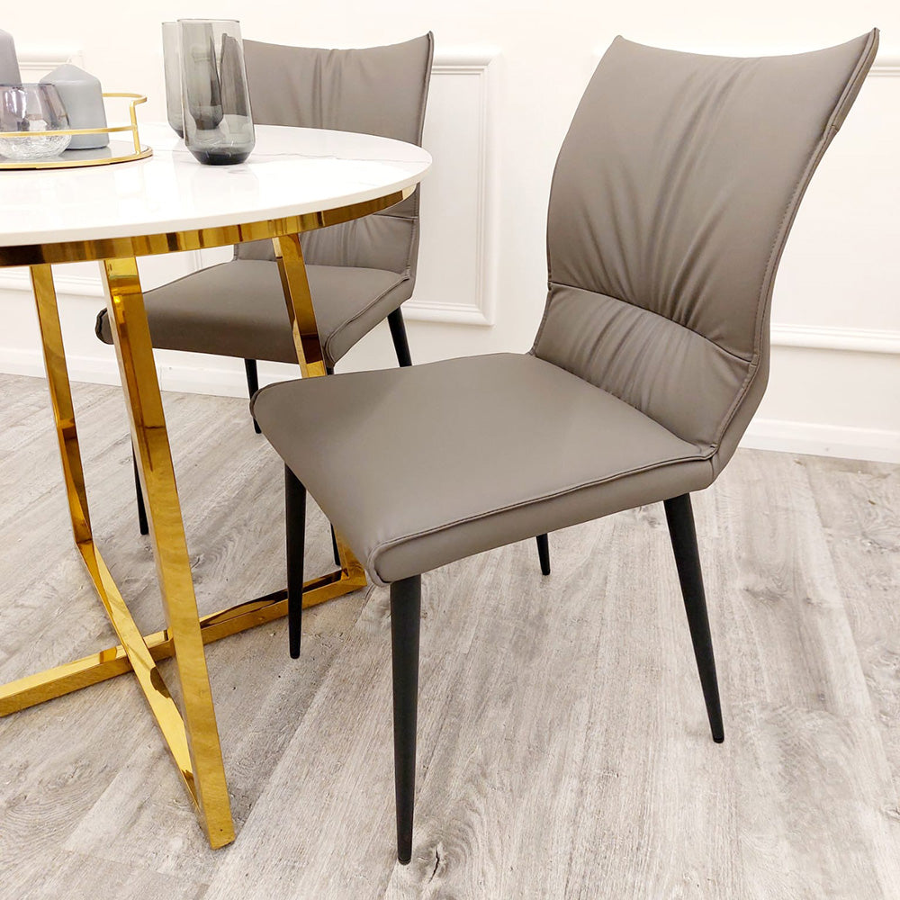 Dido Leather Dining Chair – Fairway Home